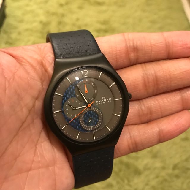 Skagen Chronograph Midnight Blue Watch, Mobile Phones & Gadgets ...