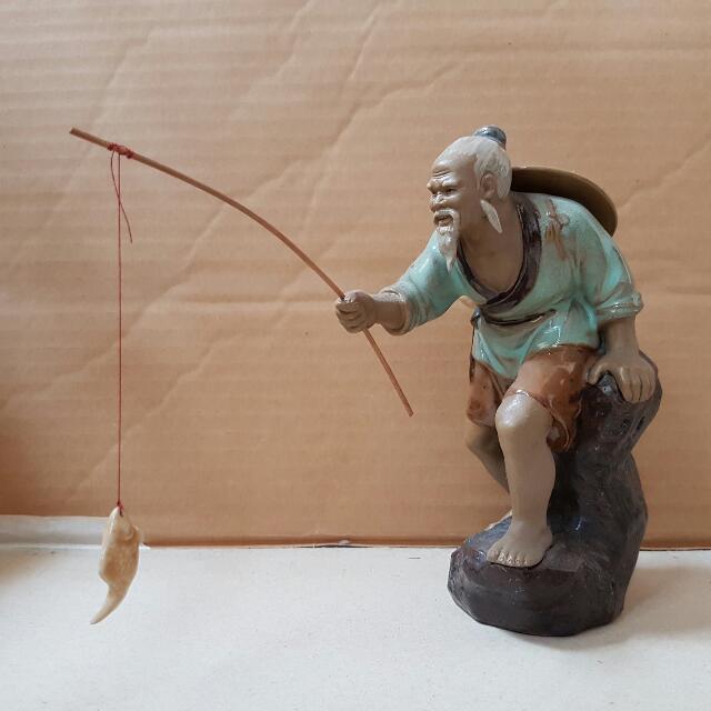 Vintage Shi Wan Fishermam, Hobbies & Toys, Memorabilia & Collectibles ...