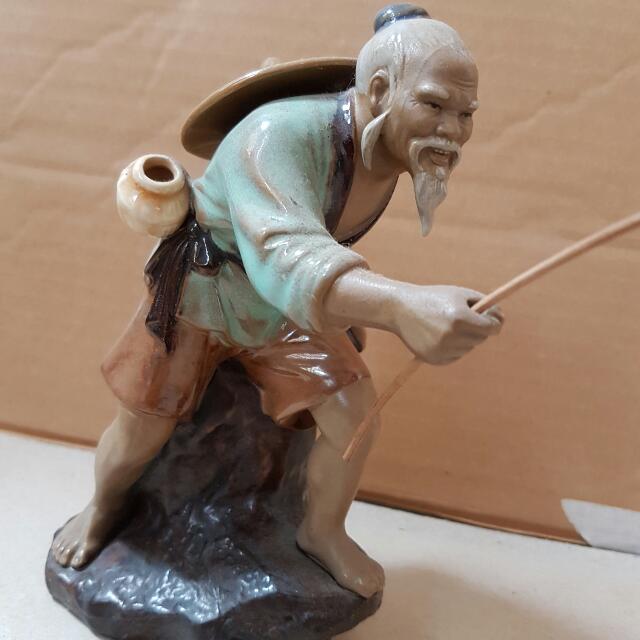 Vintage Shi Wan Fishermam, Hobbies & Toys, Memorabilia & Collectibles ...