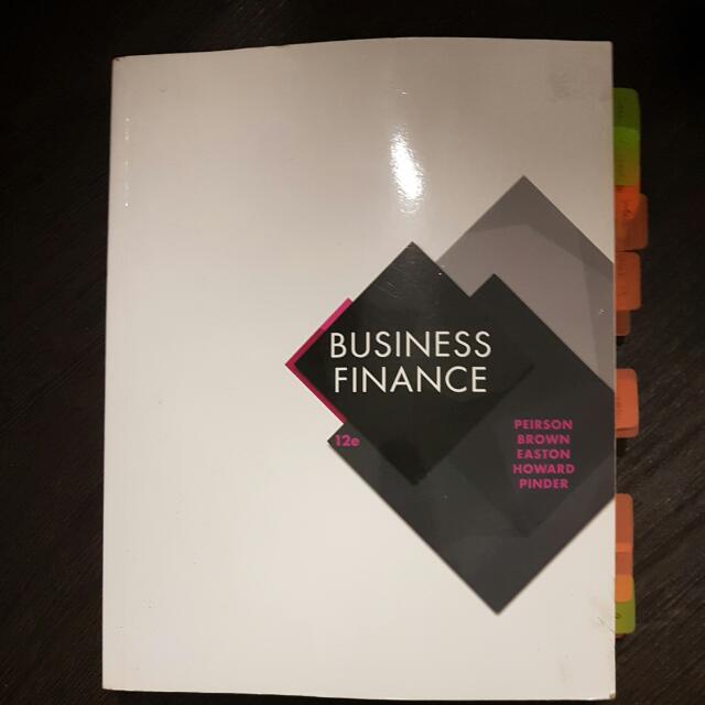 Business Finance 12th Edition - Peirson, Brown, Easton, Howard, Pinder ...