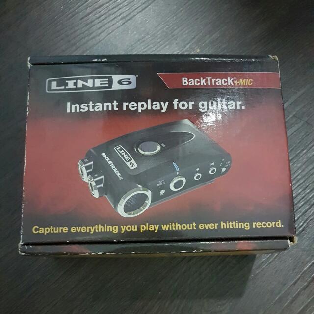 Line 6 Backtrack + Mic, Hobbies & Toys, Music & Media, Musical ...
