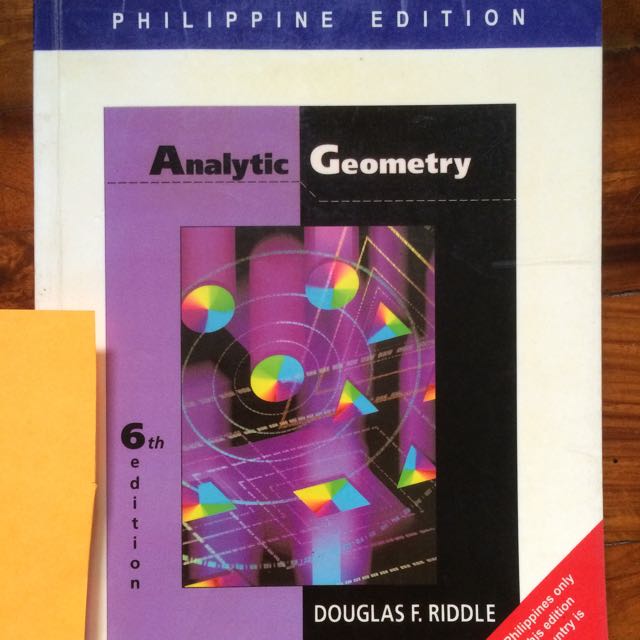 Analytic Geometry 6th ed By Riddle, Hobbies & Toys, Books & Magazines ...