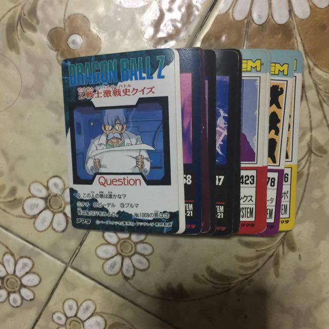Dragon Ball Z PP Cards (part 15-21), Toys & Games, Board Games & Cards ...