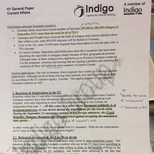 H1 GP JC1 and JC2 Indigo Notes, Hobbies & Toys, Books & Magazines ...