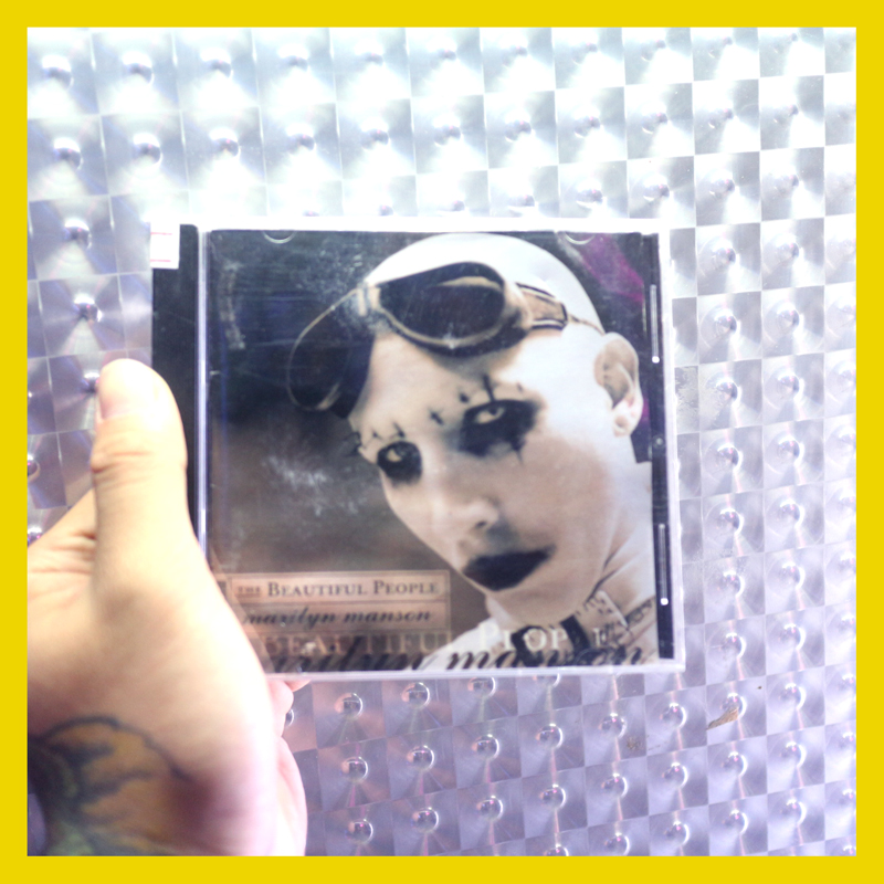 「Marilyn Manson - The Beautiful People 瑪麗蓮曼森 CD 二手 專輯 @公雞漢堡」, 書籍、休閒與玩具 ...