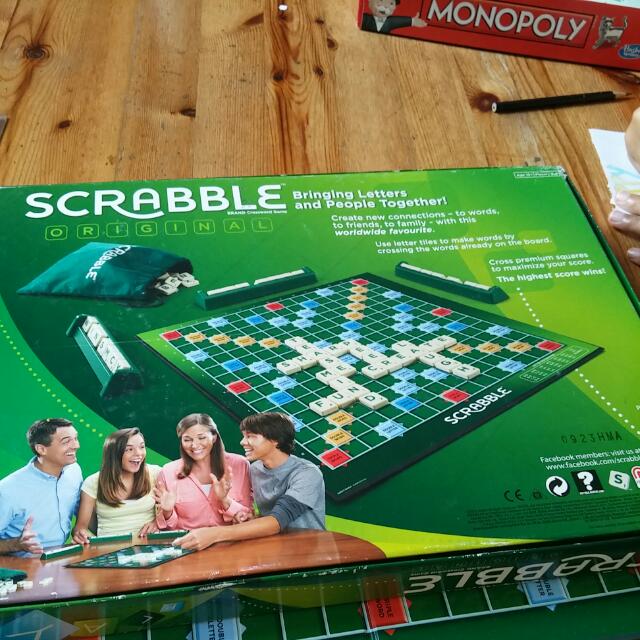 Pre-loved Original Scrabble Board Game, Hobbies & Toys, Toys & Games on ...