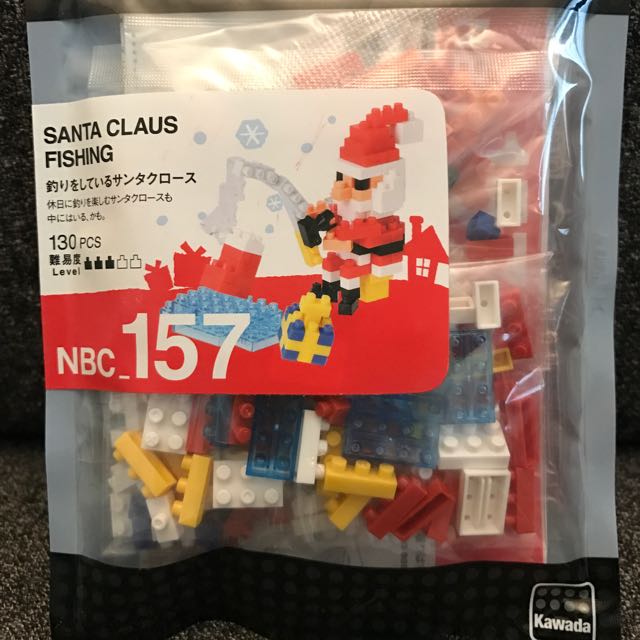 BNIB - Nano Block - Santa Claus Fishing, Hobbies & Toys, Toys & Games ...