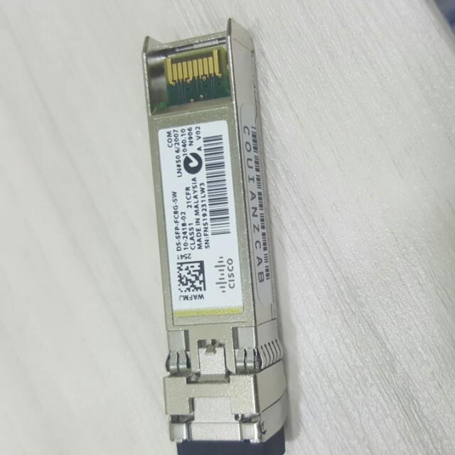 Cisco SFP 8G Shortwave x 4, Computers & Tech, Parts & Accessories ...