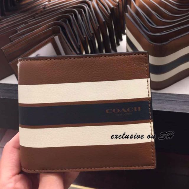 Coach Mens Wallet (100% Original), Luxury, Bags & Wallets on Carousell
