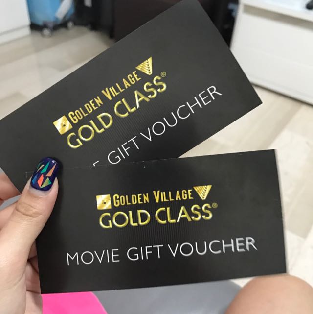 GV GOLD CLASS MOVIE TICKETS, Tickets & Vouchers, Event Tickets on Carousell