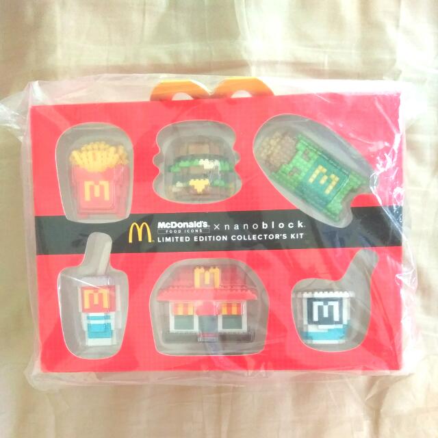 McDonald's Food Icon Nanoblock Limited Edition Collector's Kit, Hobbies & Toys, Toys & Games on ...