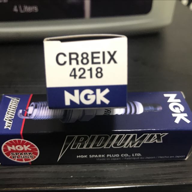 NGK Iridium iX Spark Plug. CR8EIX 4218, Car Accessories on Carousell