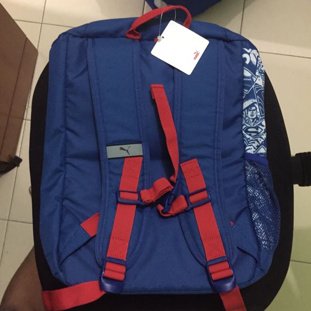 PUMA Superman backpack, Men's Fashion, Bags, Backpacks on Carousell