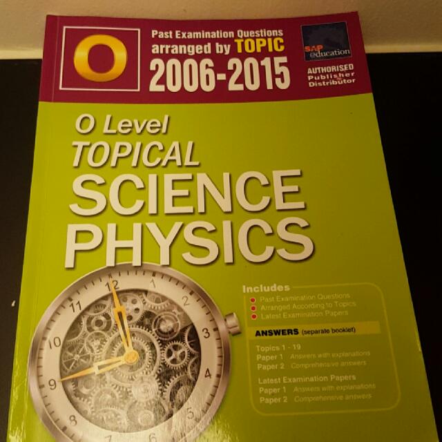 SAP Elective Physics Ten Yr Series (Topical), Hobbies & Toys, Books ...