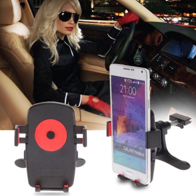 360 Degree Universal Car Air Vent Handphone Mount Grid / Holder for ...