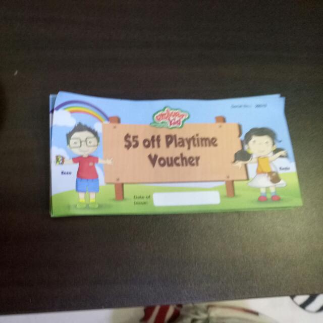 4 $5 Off Playtime Voucher At Explorer Kid, Tickets & Vouchers, Vouchers ...