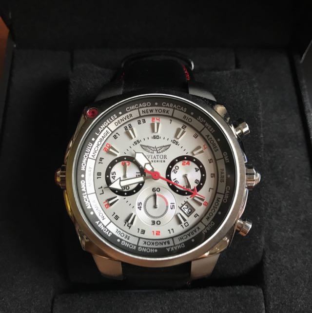 Aviator World Time Chronology Watch, Mobile Phones & Gadgets, Wearables ...