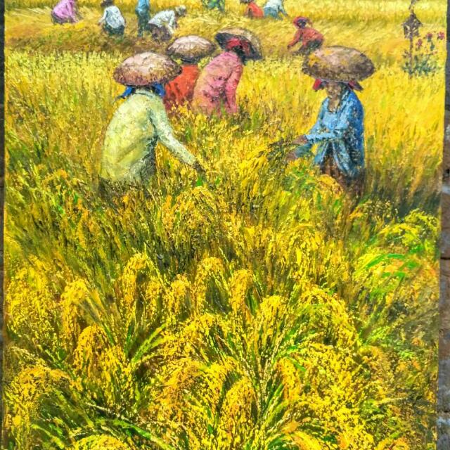 Bali Ubud Oil Painting, 100x150, Hobbies & Toys, Stationery & Craft ...