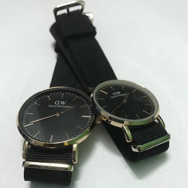 DW Classic Black Couples Watch, Women's Fashion, Watches & Accessories ...