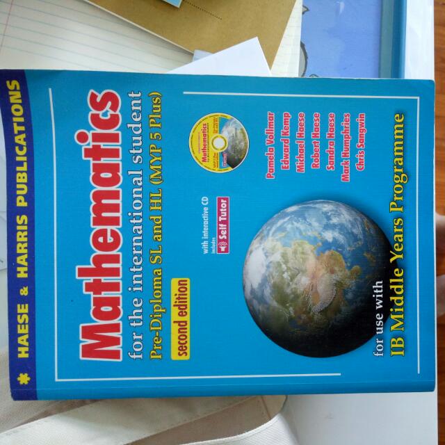 IB Mathetics Pre-diploma SL And HL haese And Harris Publications 2nd Ed ...