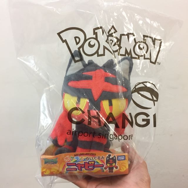 Litten Pokemon Plush Toy, Hobbies & Toys, Toys & Games on Carousell