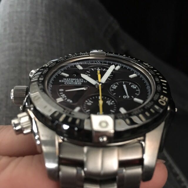 Seiko SBDS001 Automatic Flightmaster, Luxury, Watches on Carousell