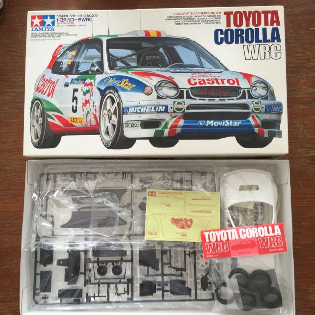 Tamiya 1/24 Scale Model Toyota Corolla WRC, Hobbies & Toys, Stationery ...