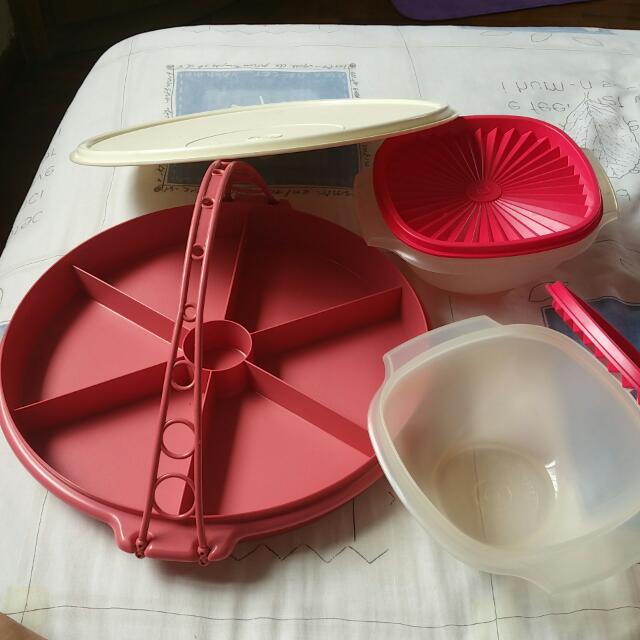 Tupperware CNY Snacks Platter, TV & Home Appliances, Kitchen Appliances ...