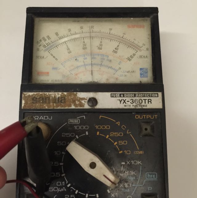 Antique 20year Old Sanwa Yx-360TR Multimeter Tester, Mobile Phones ...