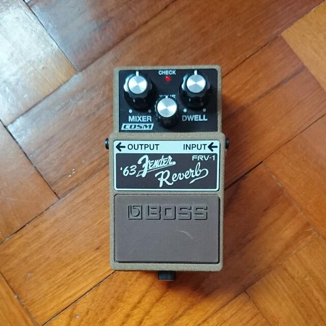 Boss FVR-1 '63 Fender Reverb Pedal, Hobbies & Toys, Music & Media ...