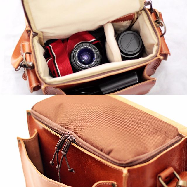 Grafea Leather Camera Bag, Photography, Photography Accessories, Camera ...