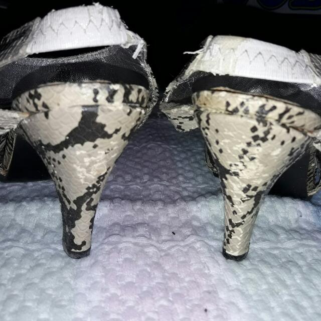 Leaveland snakeskin highheels, Women's Fashion, Footwear, Heels on ...