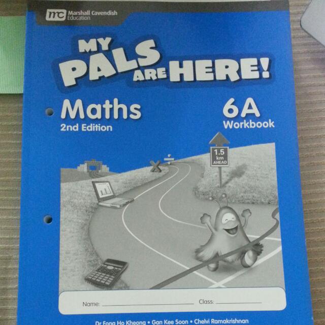 P6 Math Books My Pals Are Here 6A Textbook/Workbook My Pals Are Here 6B ...