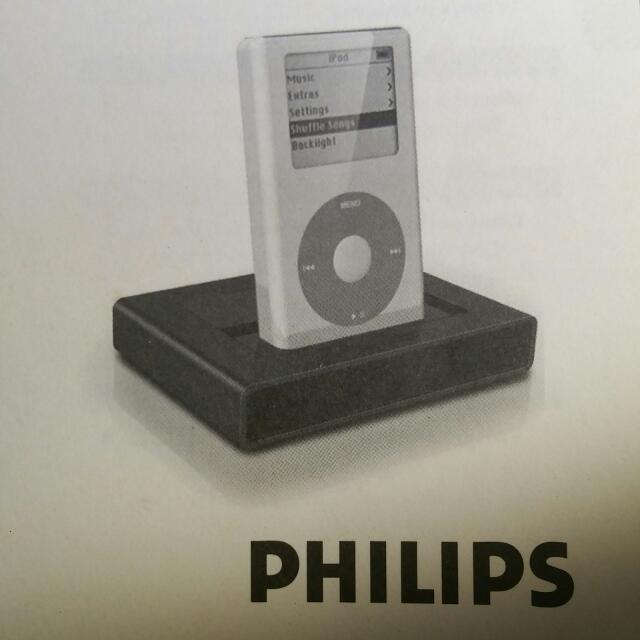 PHILIPS iPod Docking Station Black/Noir HTD7001/00, Audio, Portable ...