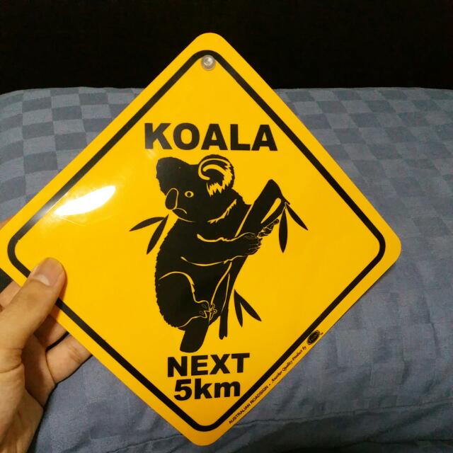 Australian Road Sign (Koala), Furniture & Home Living, Home Decor ...