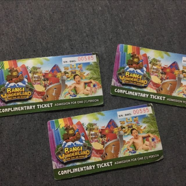 Bangi Wonderland Ticket, Tickets & Vouchers, Local Attractions and ...