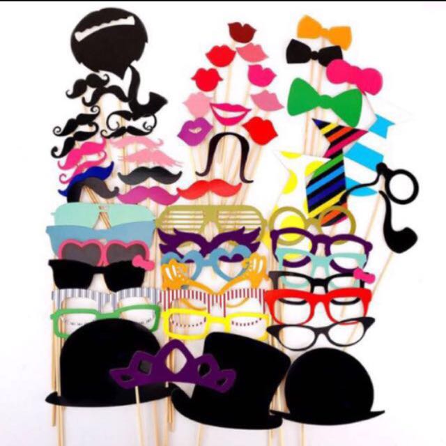 INSTOCK Cute Photobooth Props, Hobbies & Toys, Stationery & Craft ...