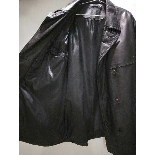 Echt Leder Genuine Leather Jacket, Men's Fashion, Tops & Sets, Formal ...