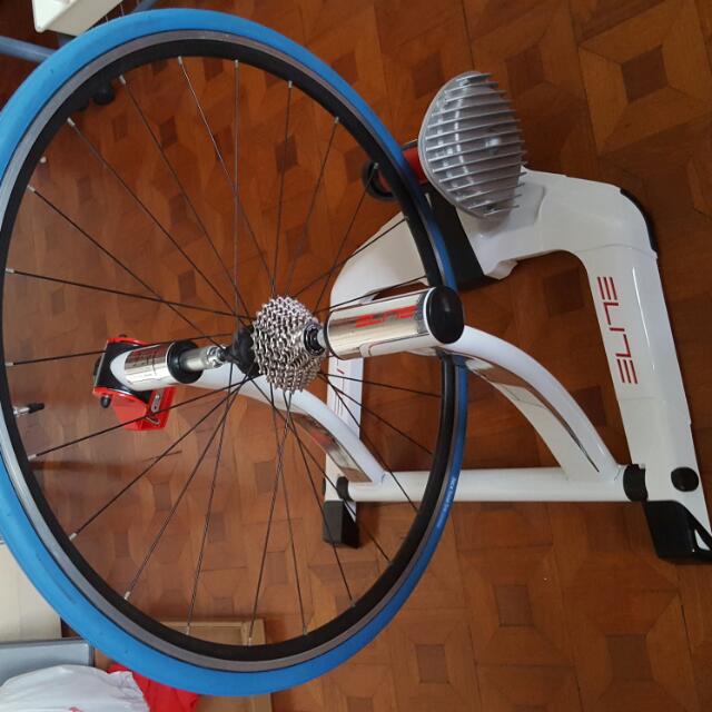 Elite Qubo Fluid Trainer, Bicycles & PMDs, Bicycles on Carousell