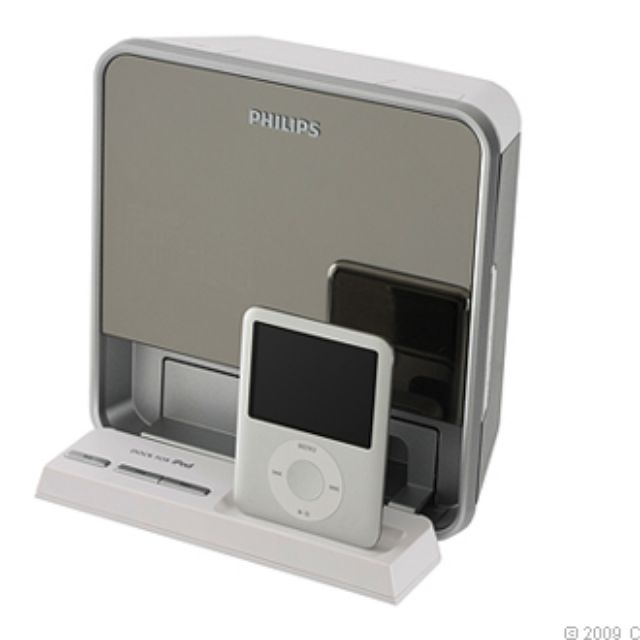 Philips DC190/12 iPod Docking Alarm Clock Radio Docking Speaker ...