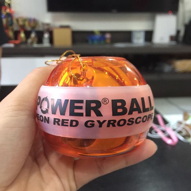Power Ball (Neon Red Gyroscope), Sports Equipment, Sports & Games ...