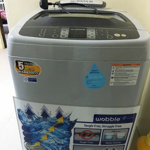 Washing Machine 7.5kg Samsung WA95WP, Furniture & Home Living ...