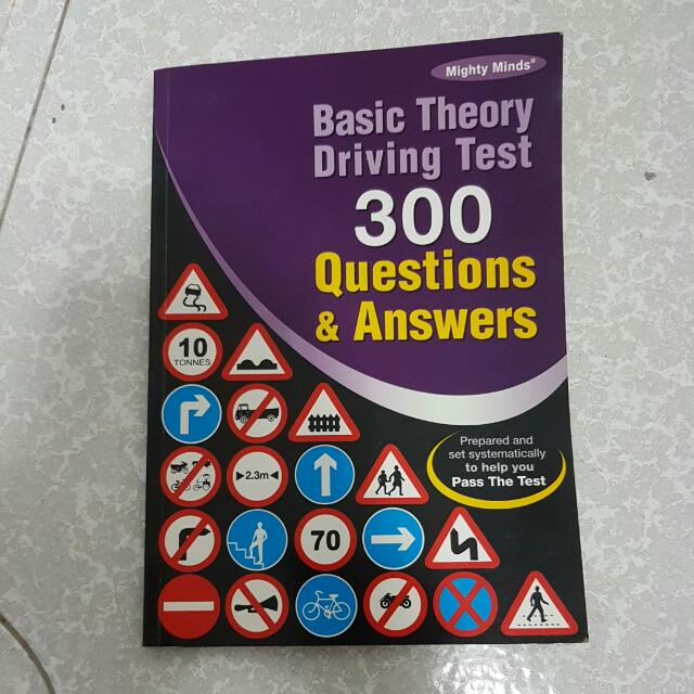 Basic Theory Driving Test 300 Q&A, Hobbies & Toys, Books & Magazines ...