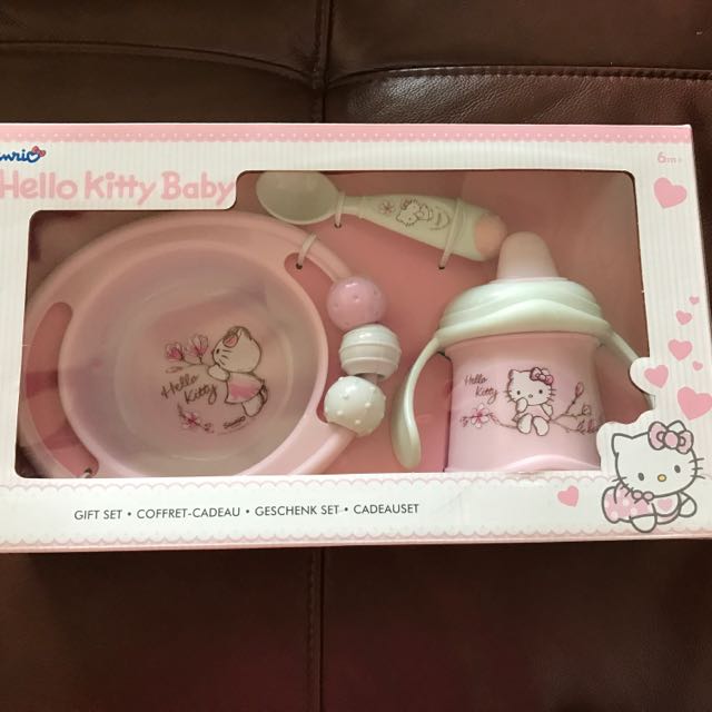 Hello Kitty Baby Gift Set, Babies & Kids, Nursing & Feeding, Weaning ...