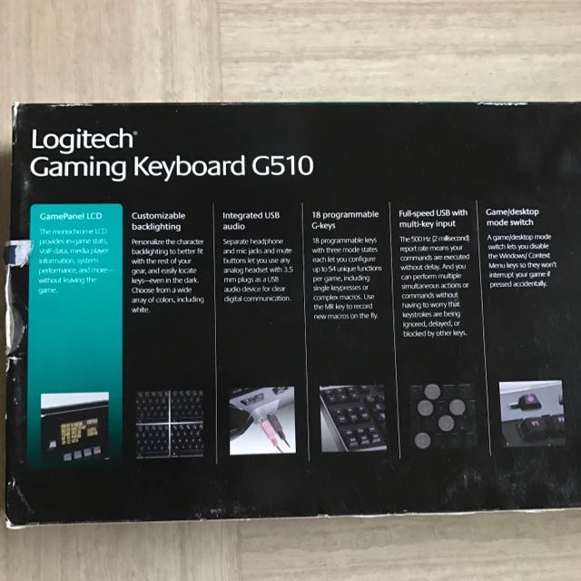 Logitech G510, Computers & Tech, Parts & Accessories, Computer Keyboard ...