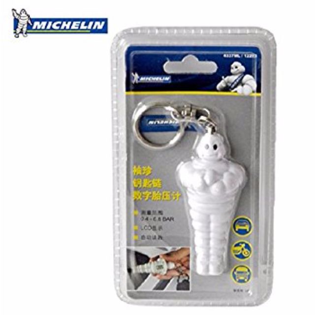 Michelin Man Key Ring Pressure Gauge, Car Accessories on Carousell