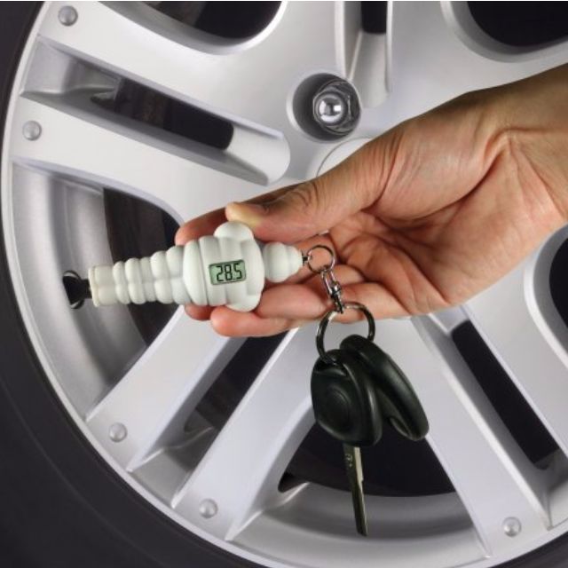 Michelin Man Key Ring Pressure Gauge, Car Accessories on Carousell