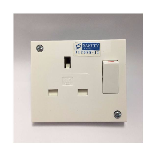 MK Mini Logic 1 gang switched socket (single & twin available ...