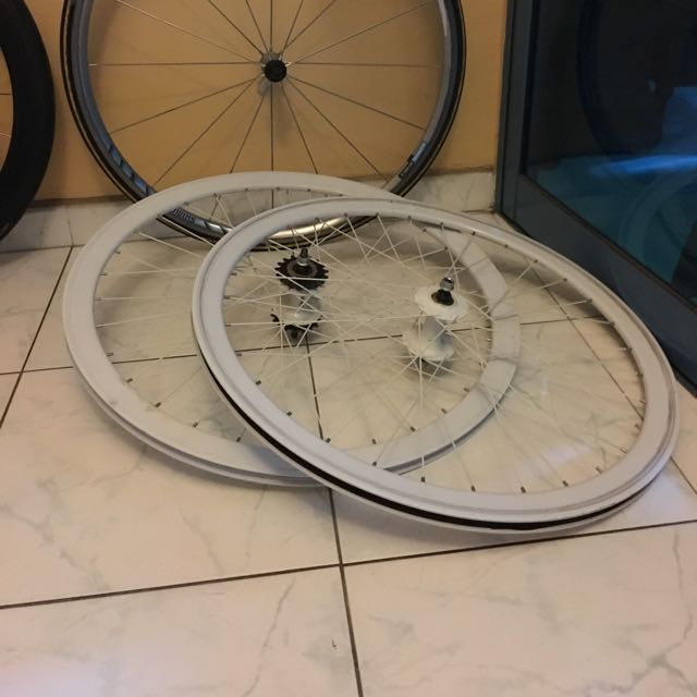 Moving Out Sales- Fixie Wheel Set- Front And Back, Bicycles & PMDs ...