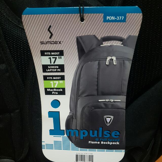 Sumdex Backpack, Hobbies & Toys, Stationery & Craft, Stationery ...